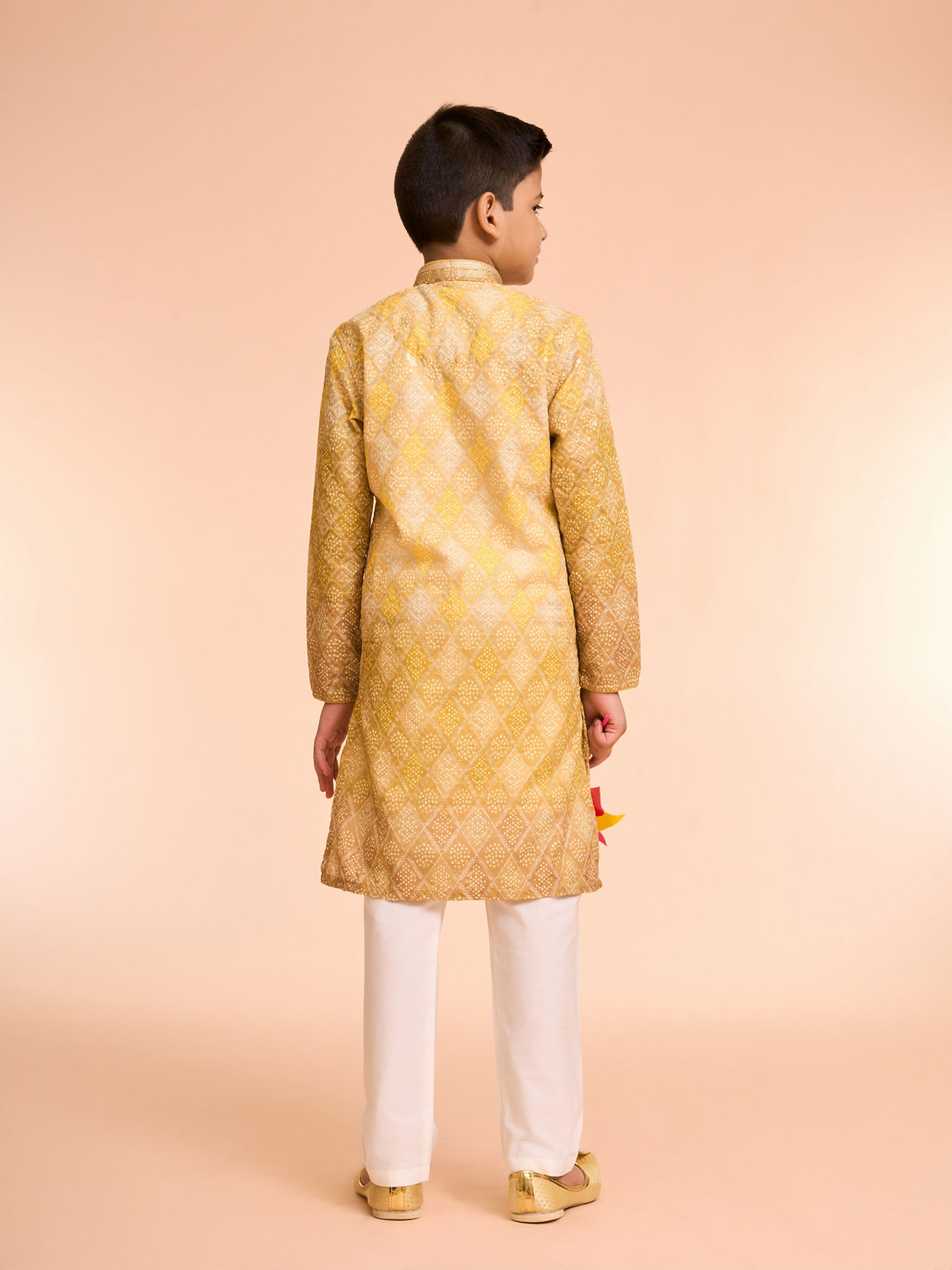 Buy Mustard Magic Kurta Pajama Online in India @Manyavar - Kurta Pajama ...