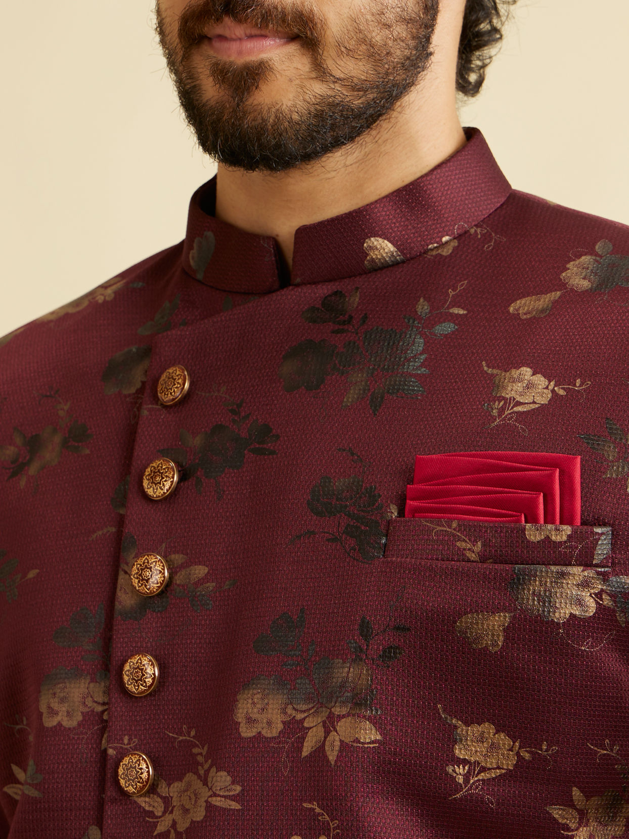 Buy Timeless Maroon Indo-Western Set Online in the USA @Manyavar - Indo ...