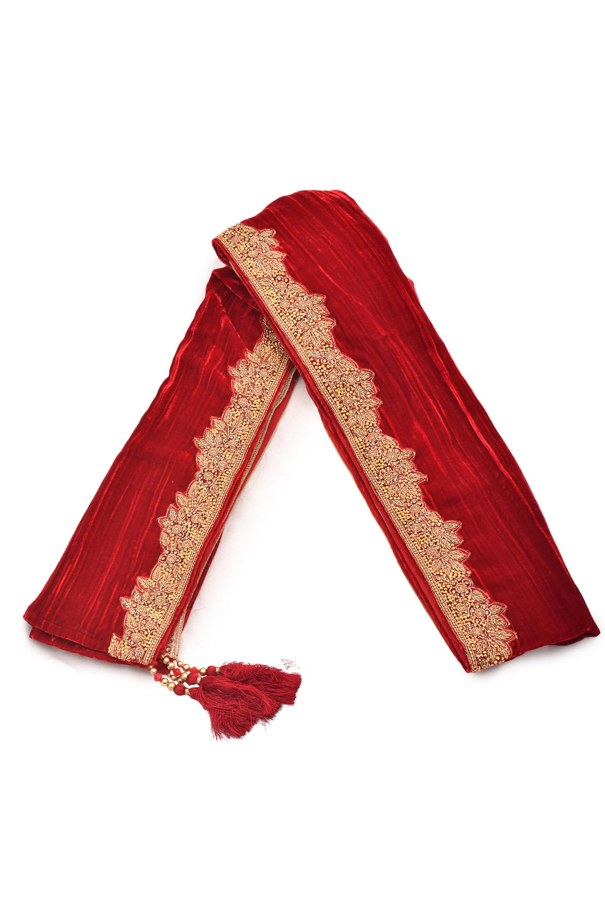 Buy Classy Red Dupatta Online in India @Manyavar - Dupatta for Men