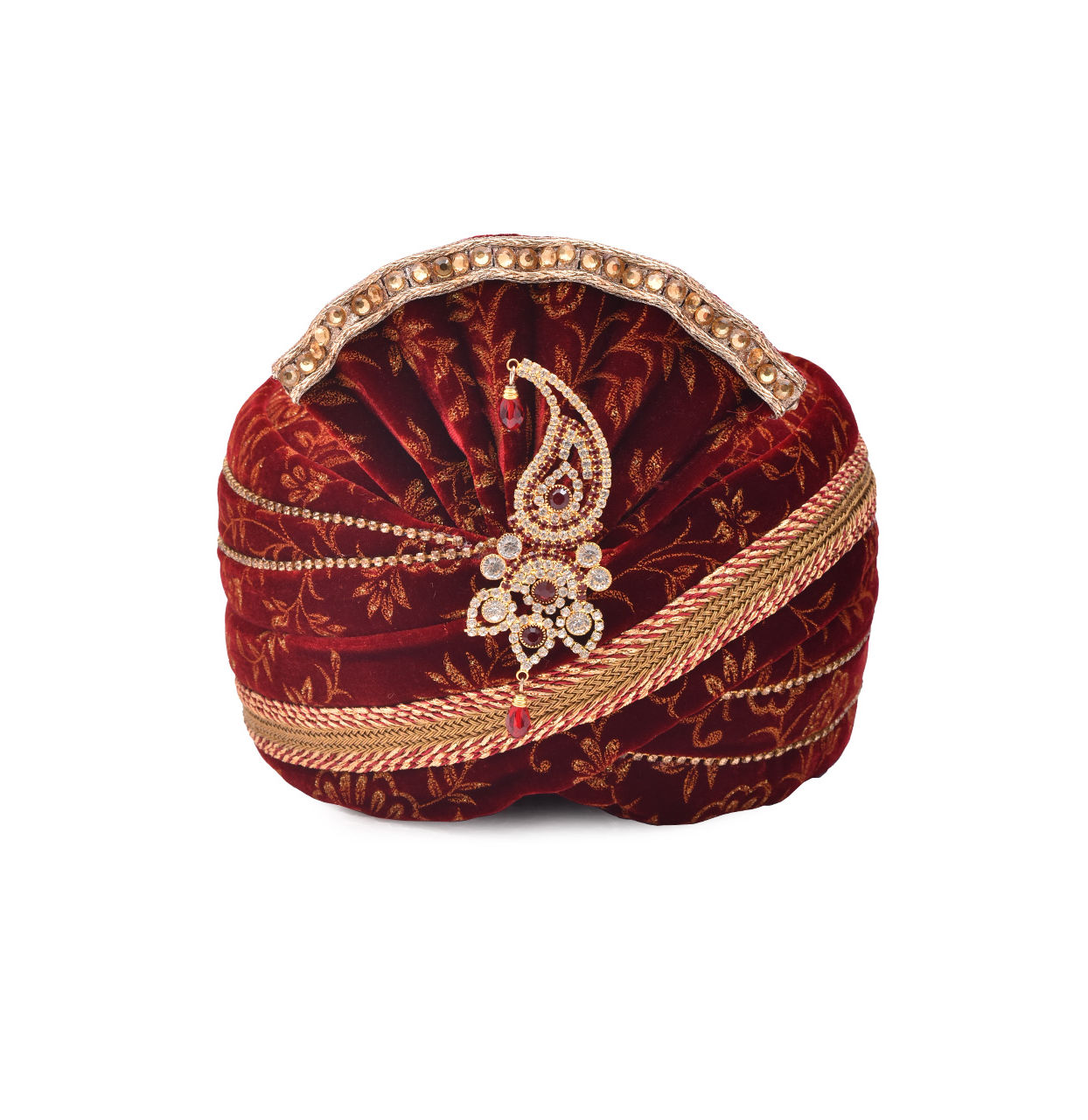 Safa for Men - Buy Imperial Maroon Safa Online @Manyavar