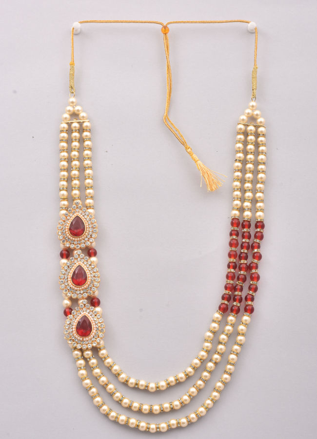 Mala for Men - Buy Regal Red Mala Online @Manyavar