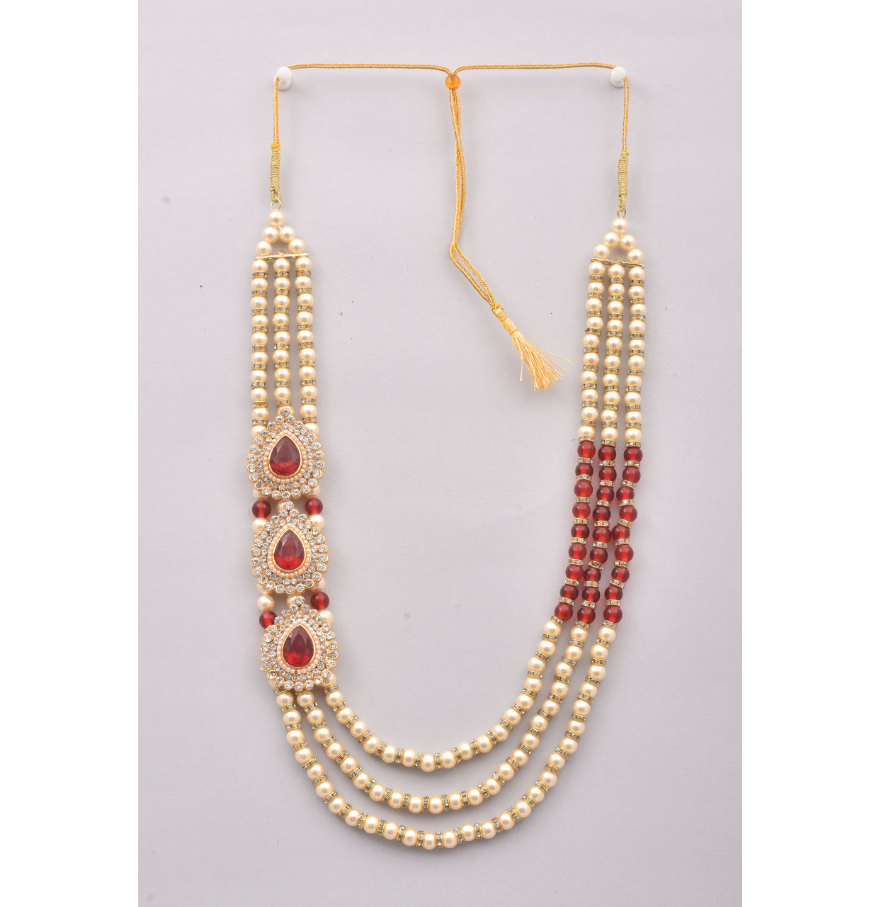Mala for Men - Buy Regal Red Mala Online @Manyavar