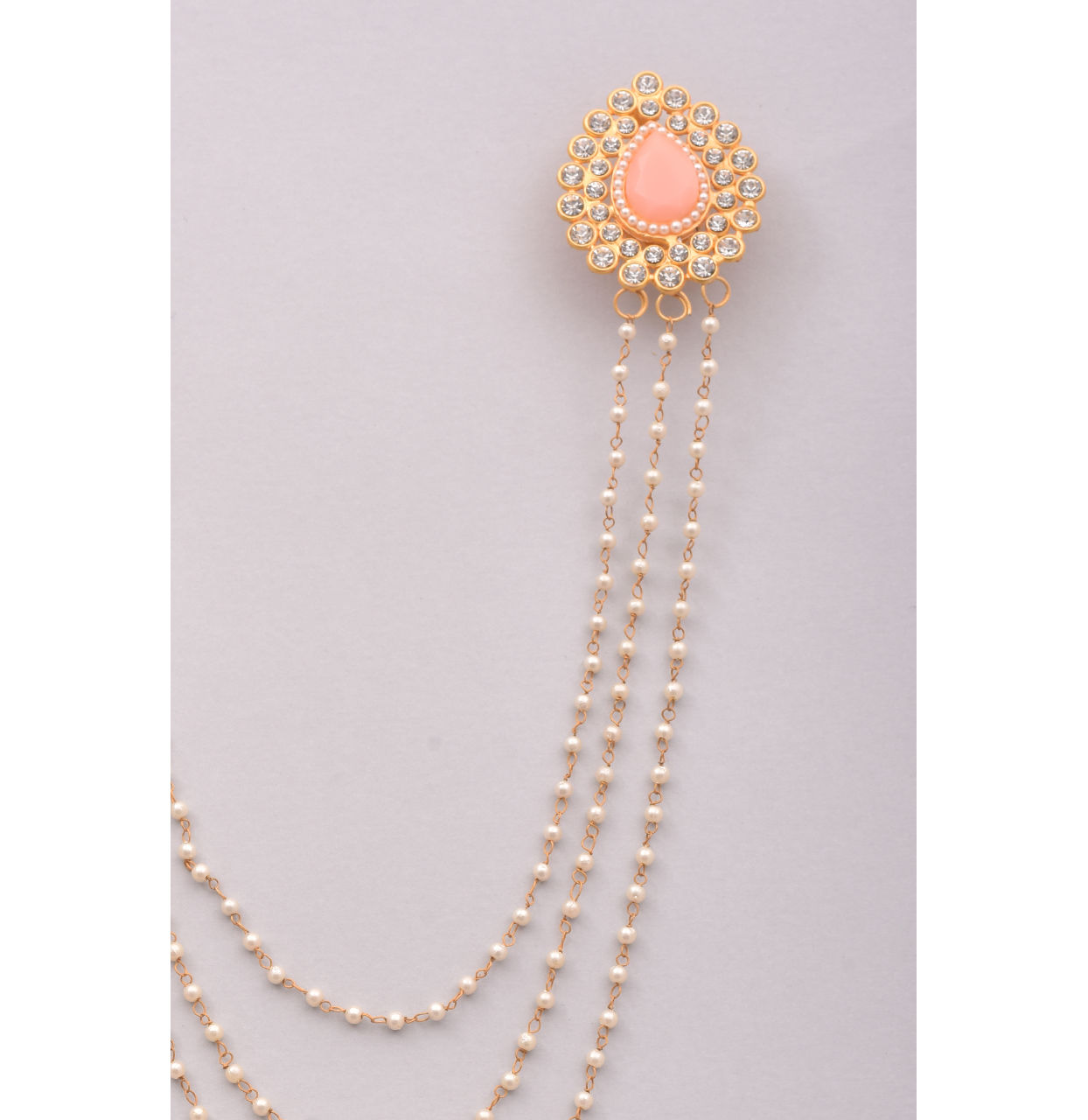 Buy Regal Gajaree Brooch Online in the USA @Manyavar - Brooch for Men