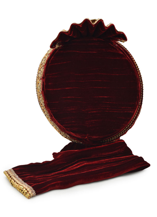 Safa for Men - Buy Traditional Maroon Safa With Stone Studded Broach ...