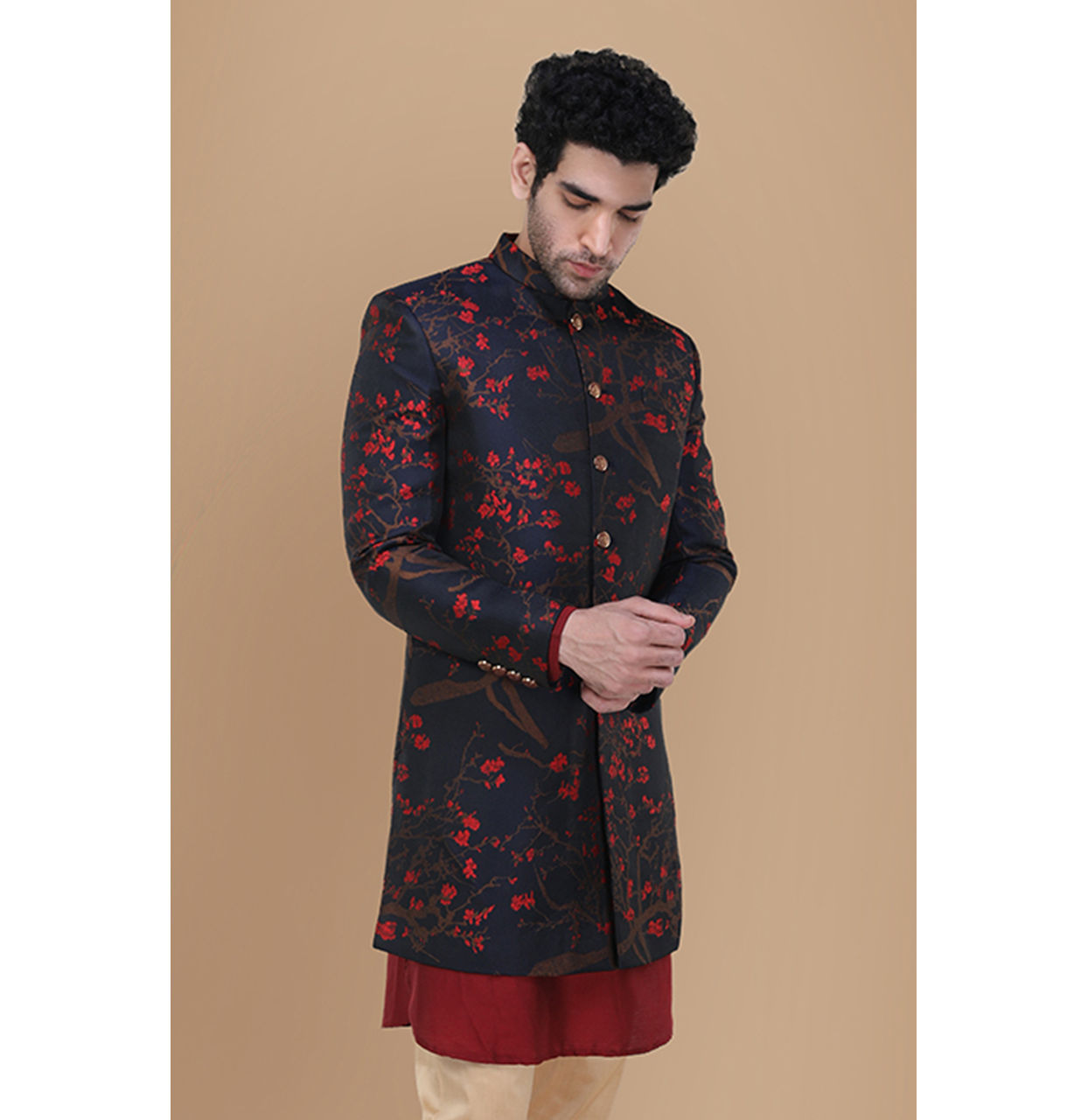 Buy Charming Blue Indo-Western Online in India @Manyavar - Indo Western ...