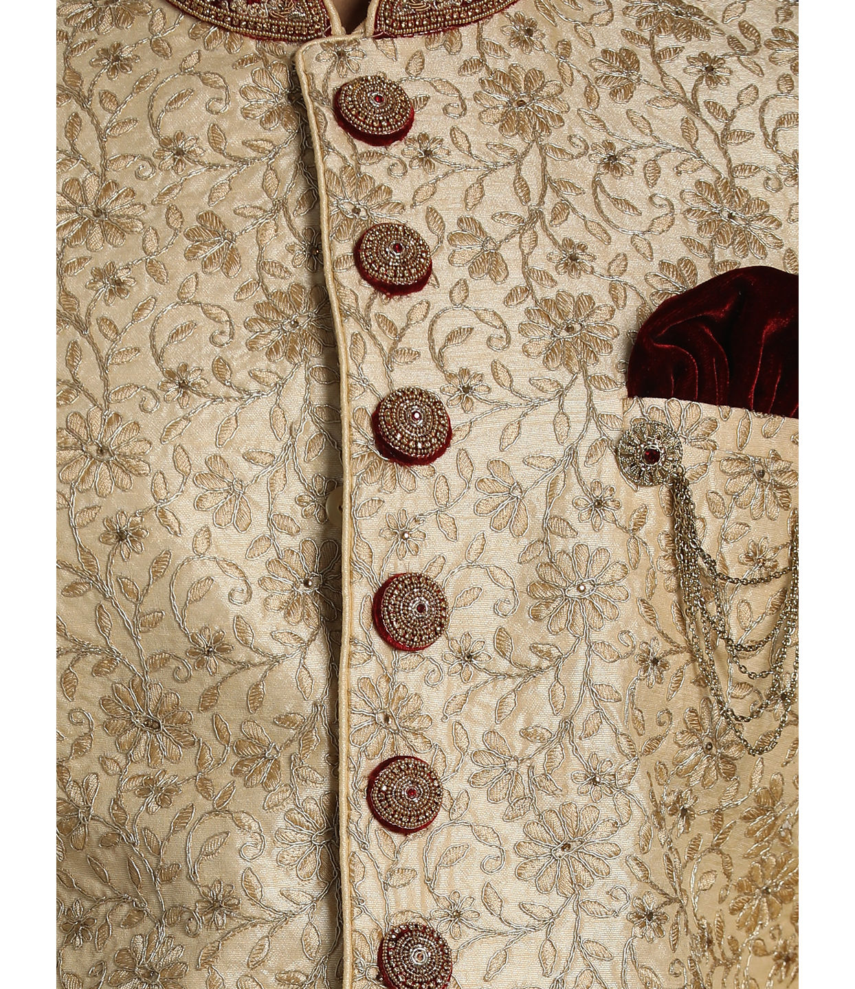Buy Aristocratic Fawn Color Sherwani Suit Online in India @Manyavar ...