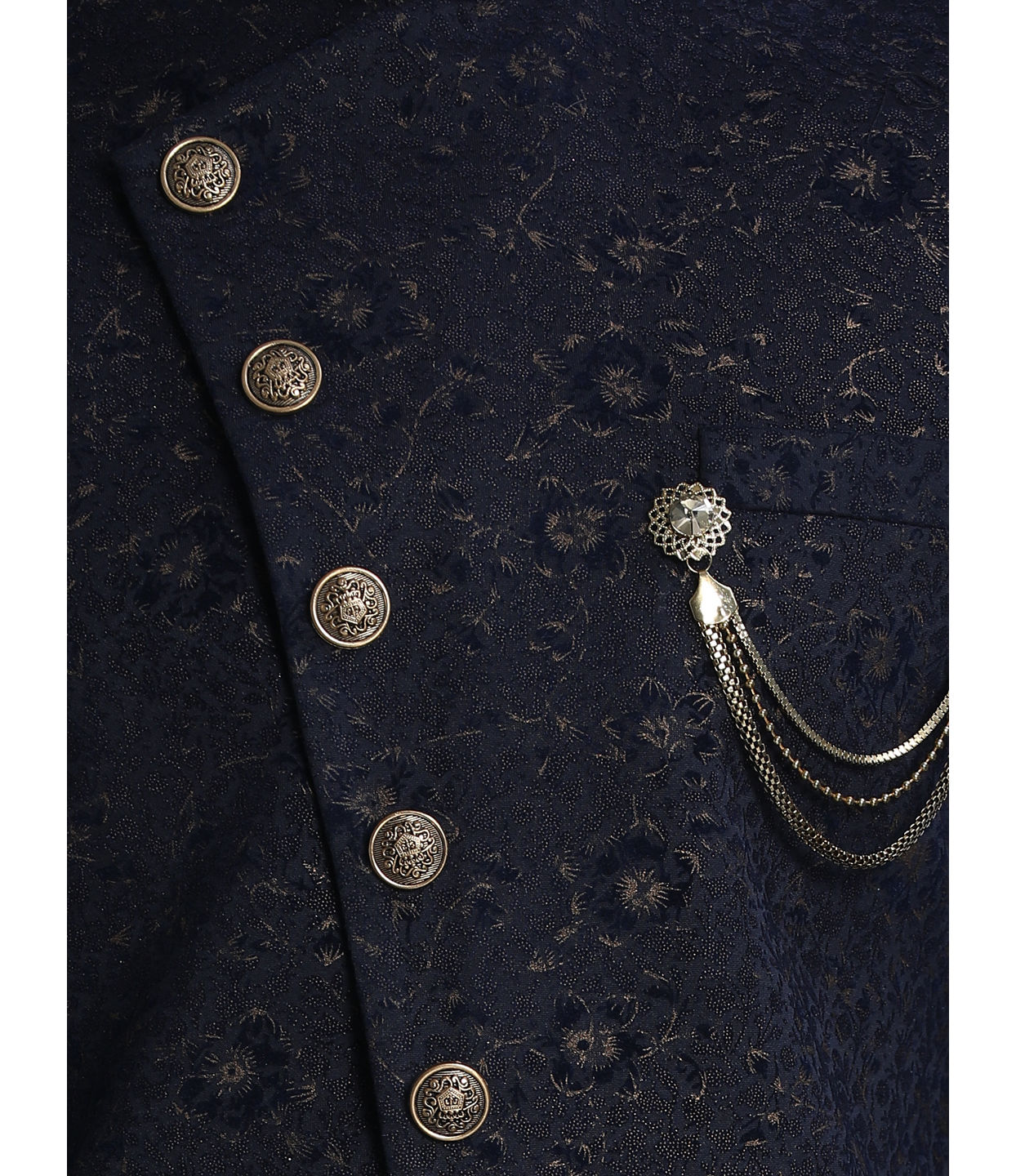 Buy Appealing Dark Blue Indo Western Set Online in the USA @Manyavar ...