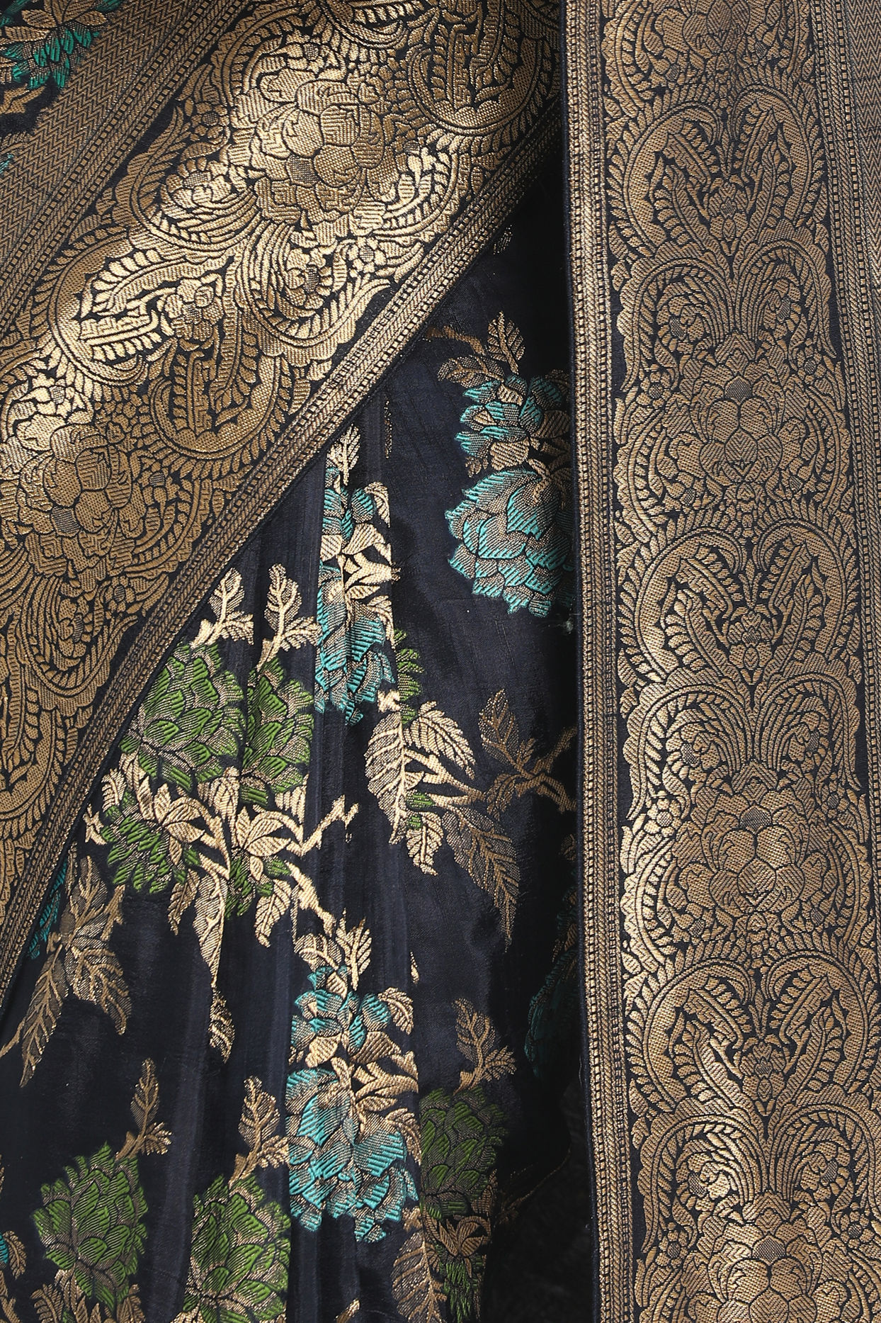 Buy Angelic Indigo Blue Saree Online in India @Mohey - Saree for Women