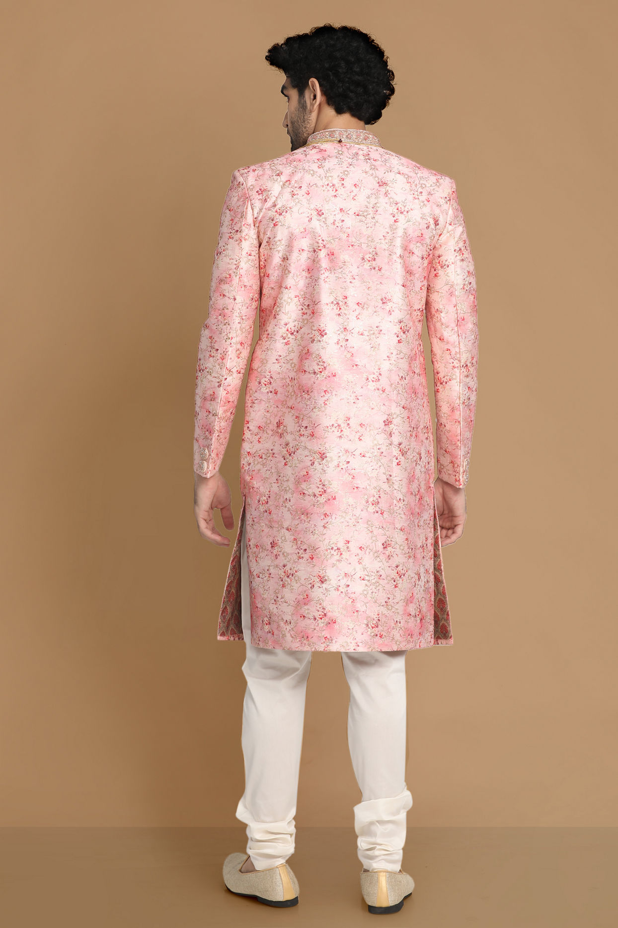 Buy Exquisite Pastel Pink Sherwani Online in India @Manyavar - Sherwani ...