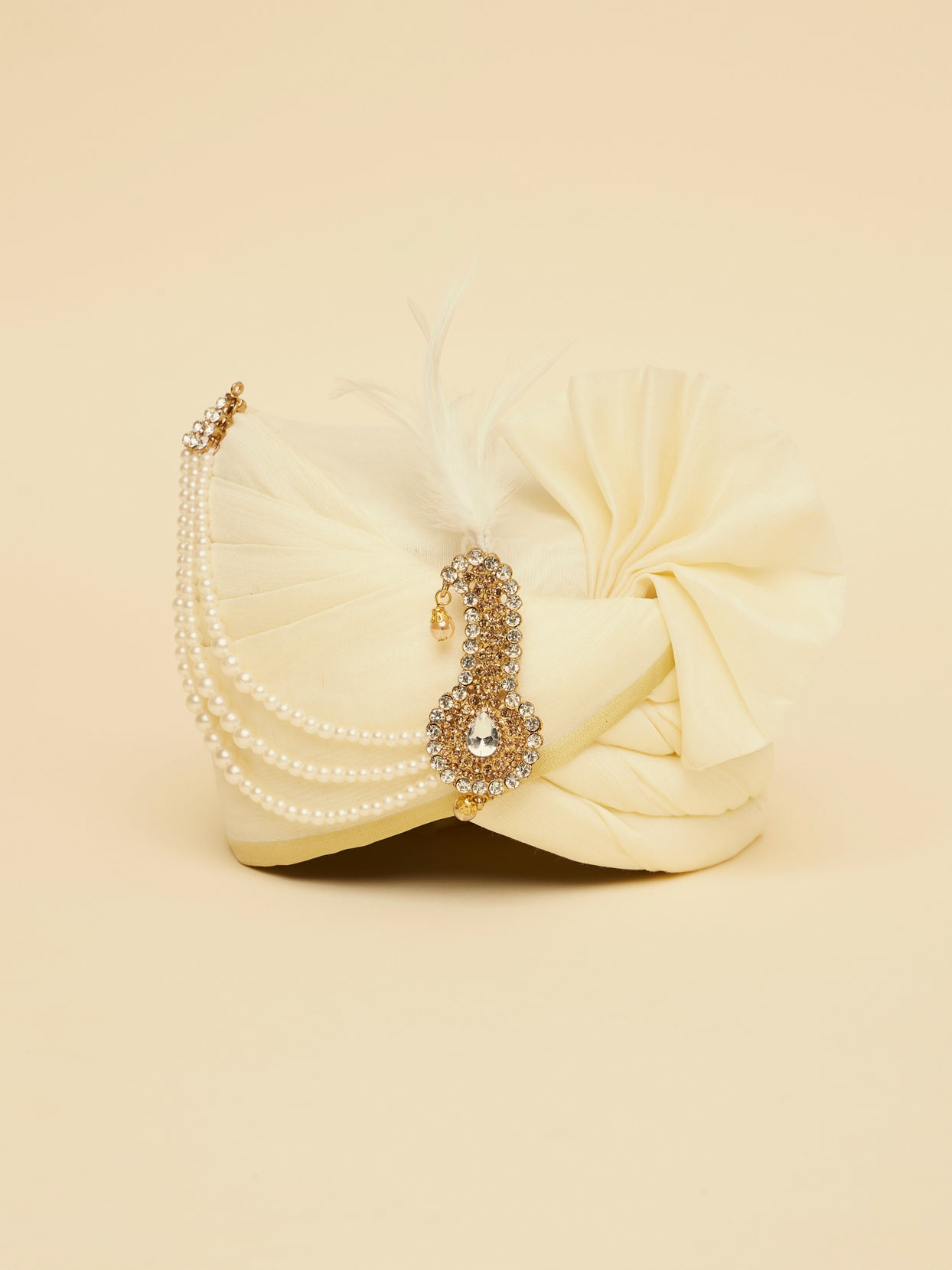 Buy Sober Cream Safa Online in India @Manyavar - Safa for Men