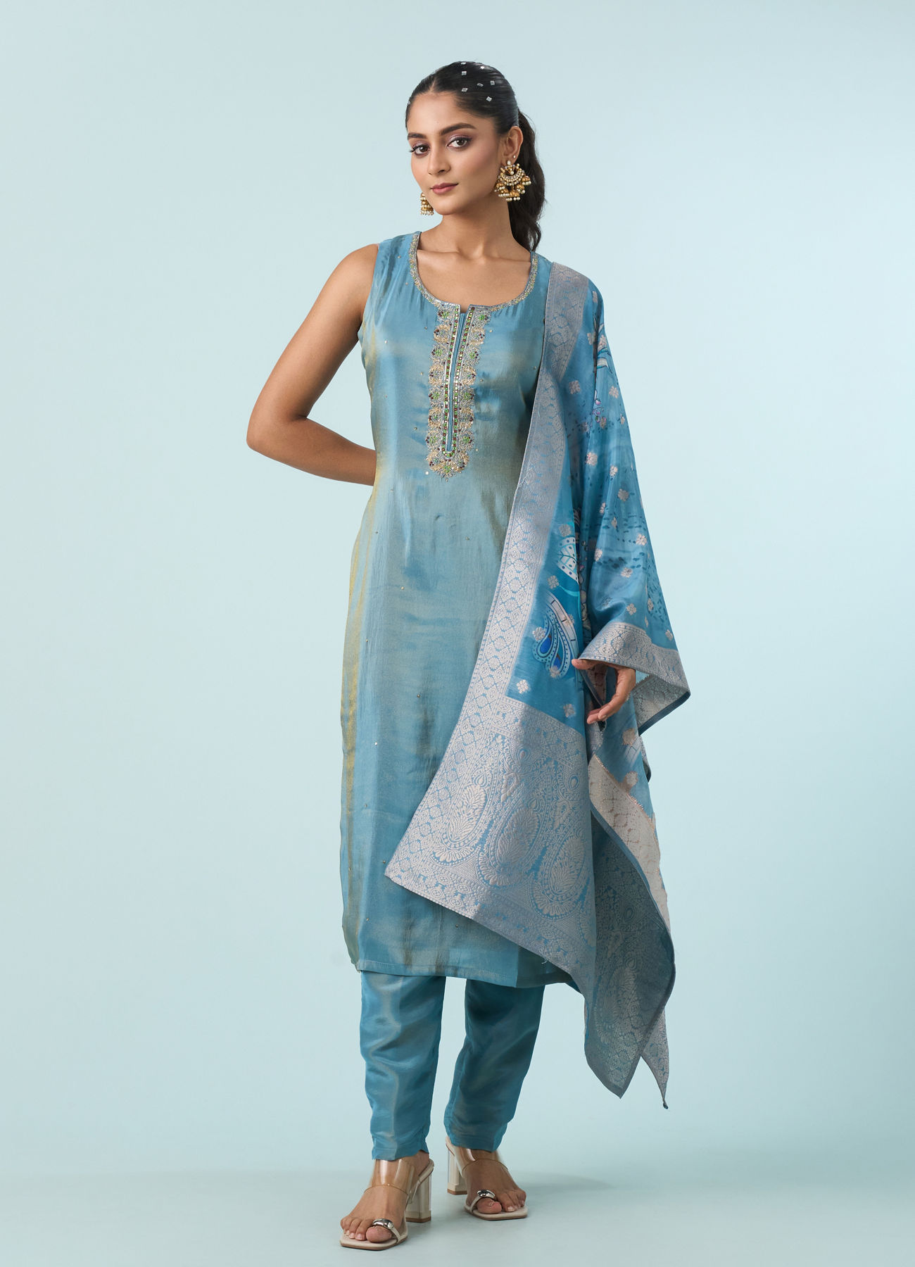 Buy Blue Regalia Stitched Suit Online in Australia @Mohey - Straight ...