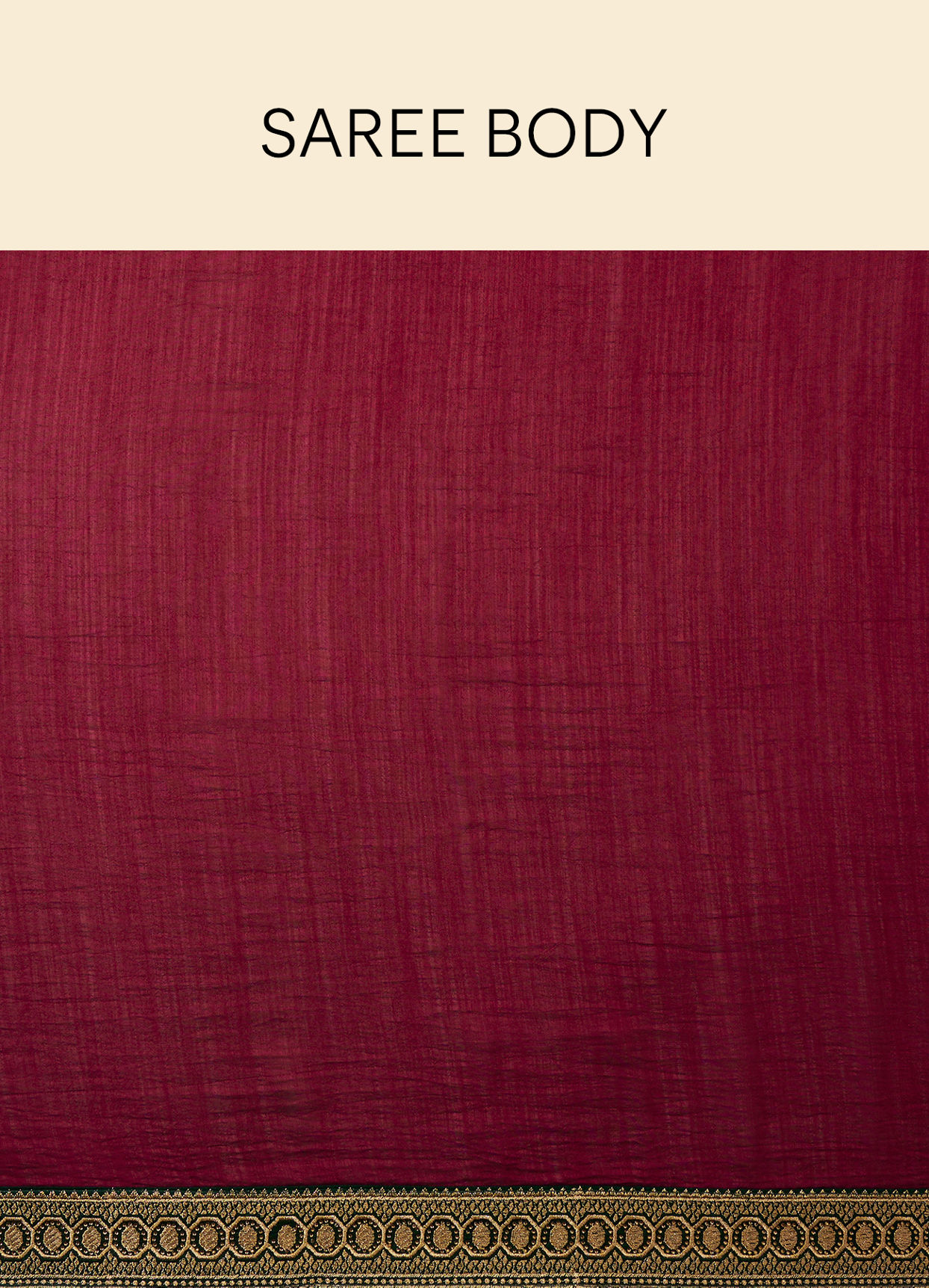 Buy Rose Red Embroidered Border Saree Online in India @Mohey - Saree ...