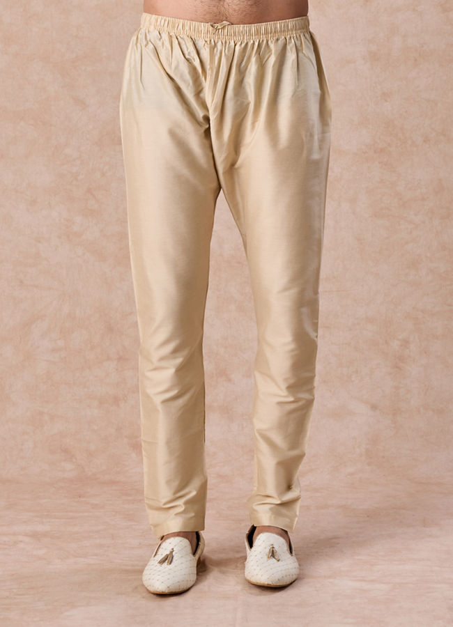 Buy Beige Elegance Kurta Pajama Online in Canada @Manyavar - Kurta ...