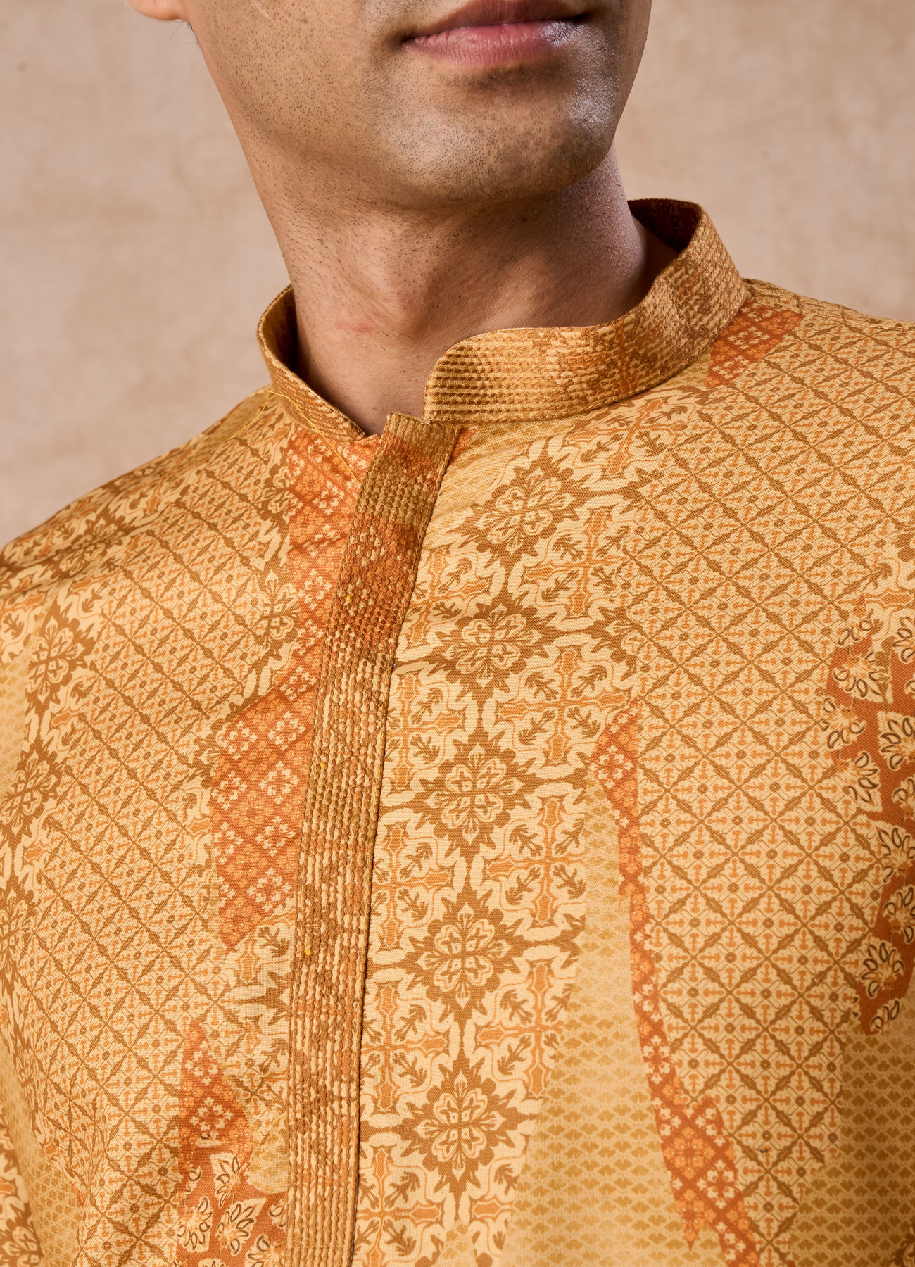 Buy Radiant Mustard Kurta Pajama Online in India @Manyavar - Kurta ...