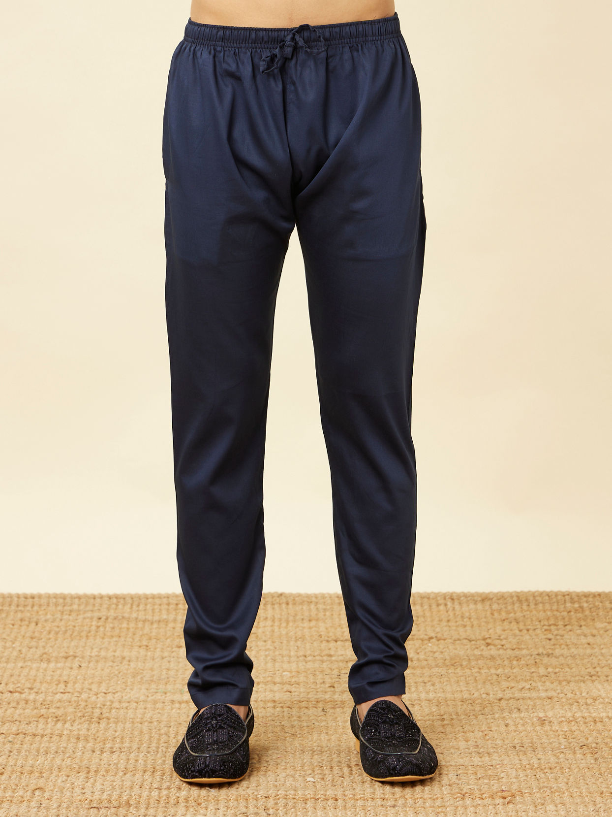 Buy Navy Blue Kurta Set Online in India @Manyavar - Kurta Pajama for Men