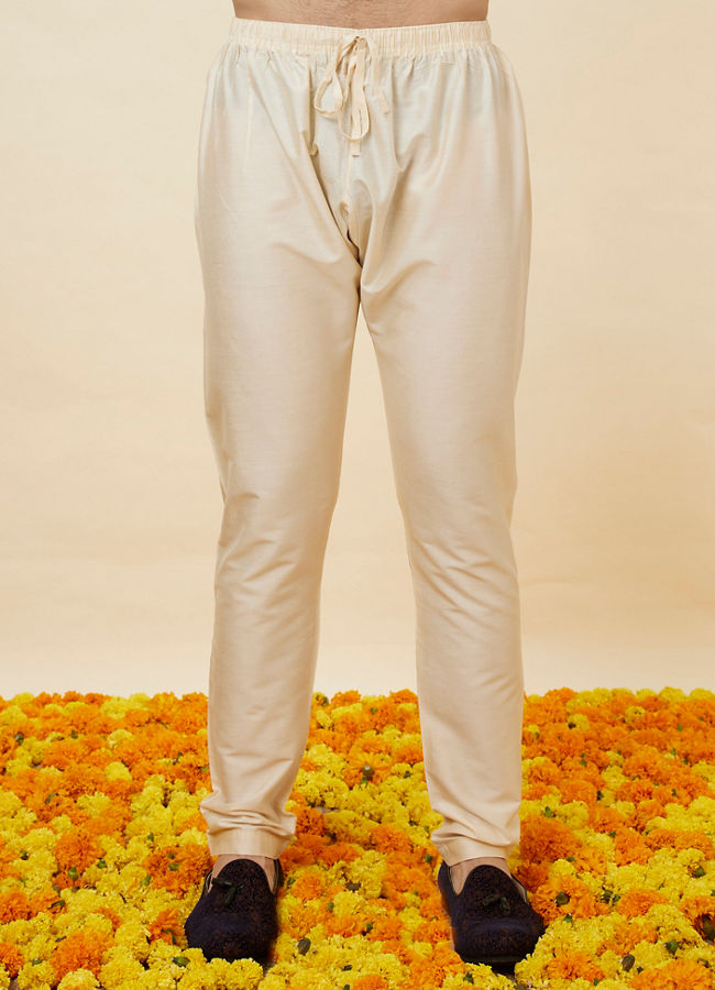 Buy Dark Blue Loop Buttoned Classic Kurta Set Online in India @Manyavar ...