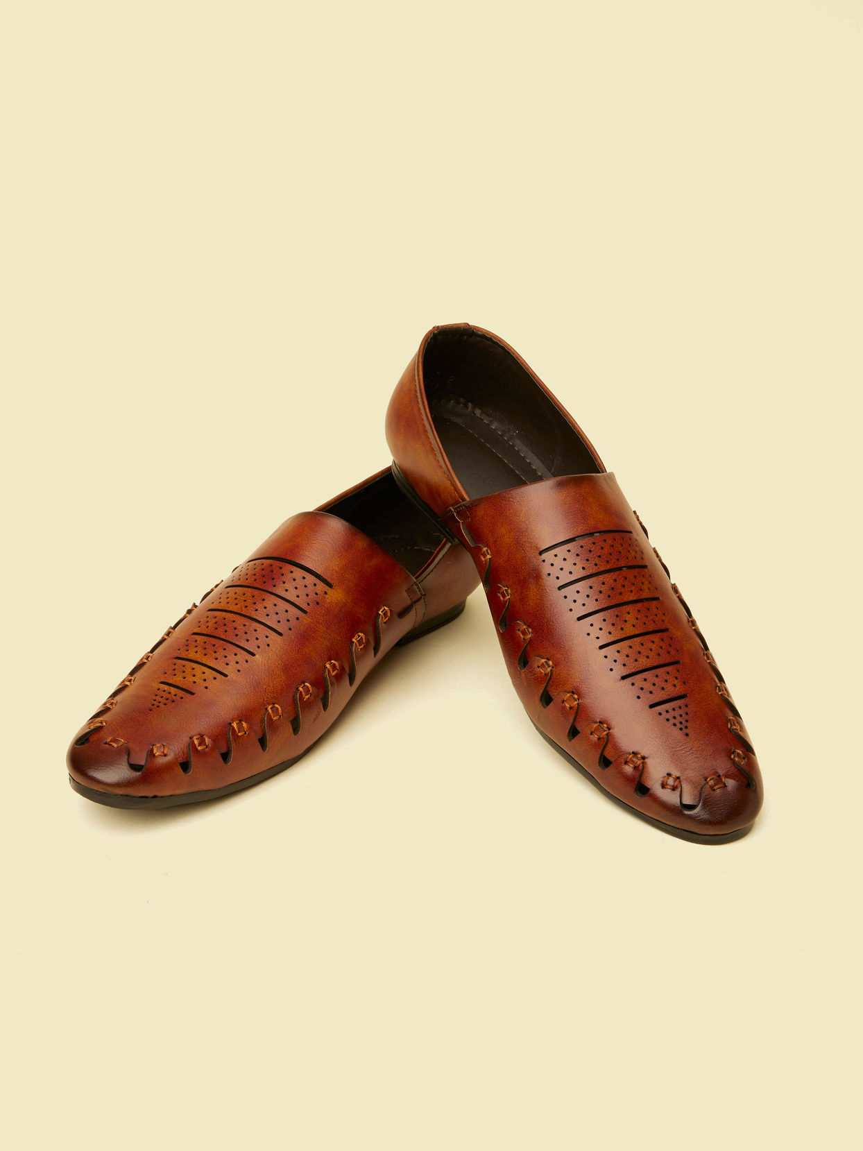 Buy Tan Loafer Style Shoes Online in the USA @Manyavar - Footwear for Men