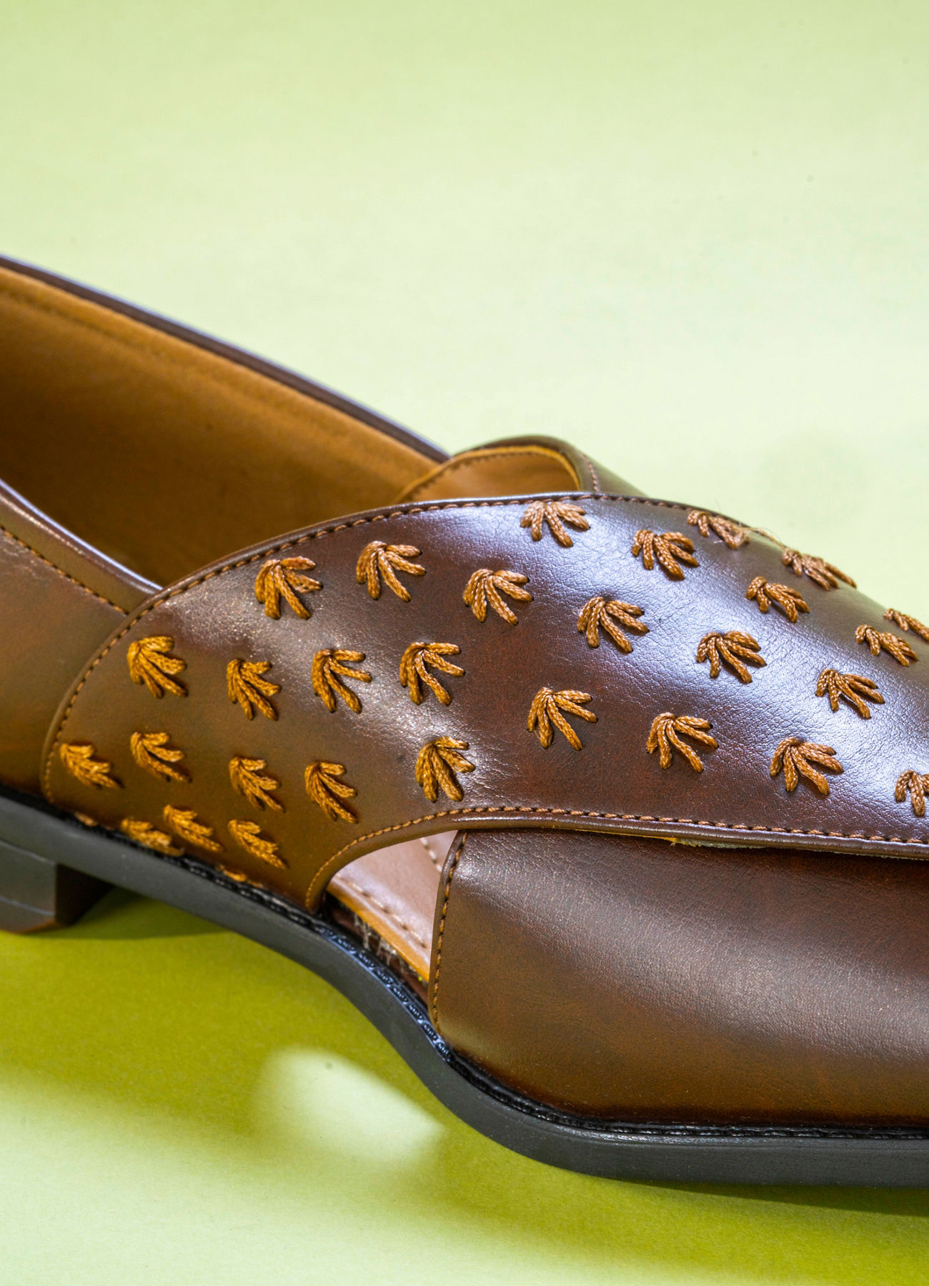 Buy Posh Dark Brown Shoe Online in Australia @Manyavar - Footwear for Men