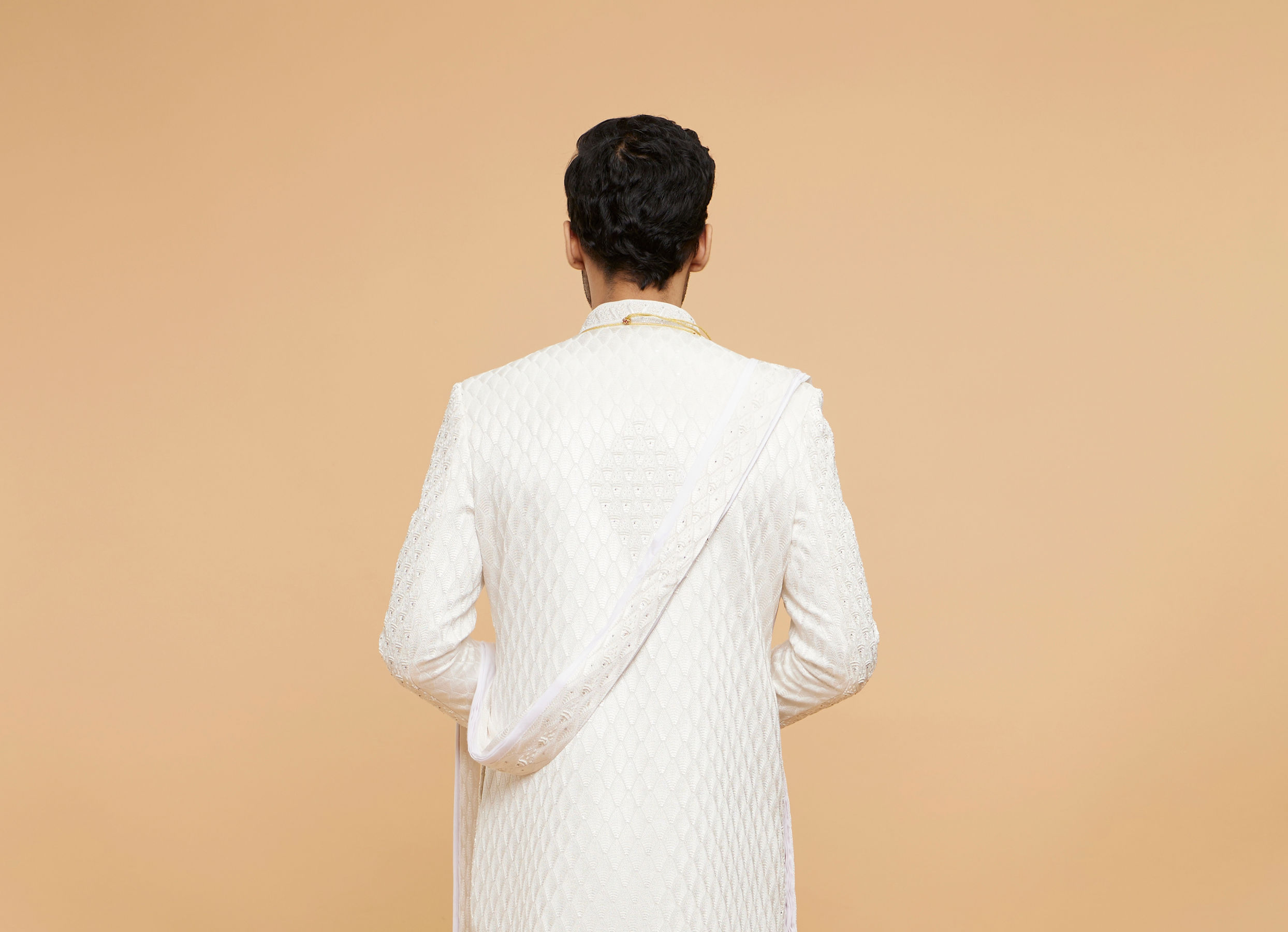 Buy Warm White Royal Sherwani Set Online in Canada @Twamev - Sherwani ...